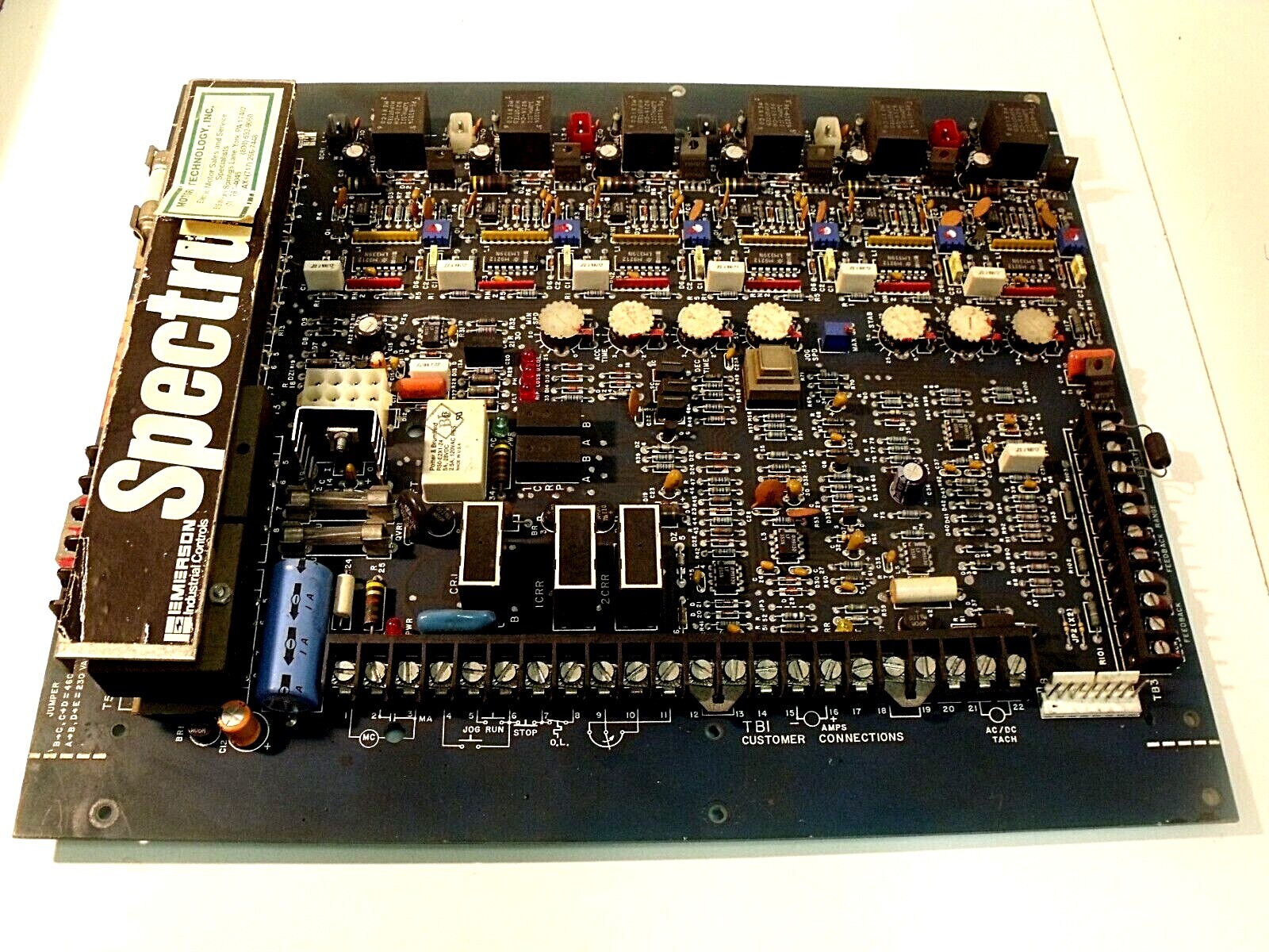 Emerson 2200-4005 Main Board for Spectrum DC Motor Speed Controllers #1 ...