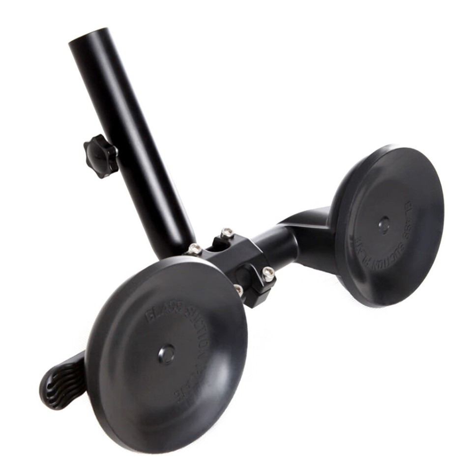 ATV Off-road Car Flag Pole Mount Bracket Kit Durable Adjustable Sucker ...