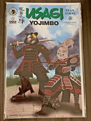 SDCC 2023 - USAGI YOJIMBO #1 ICE SNOW STAN SAKAI GREEN FOIL VARIANT LE ...