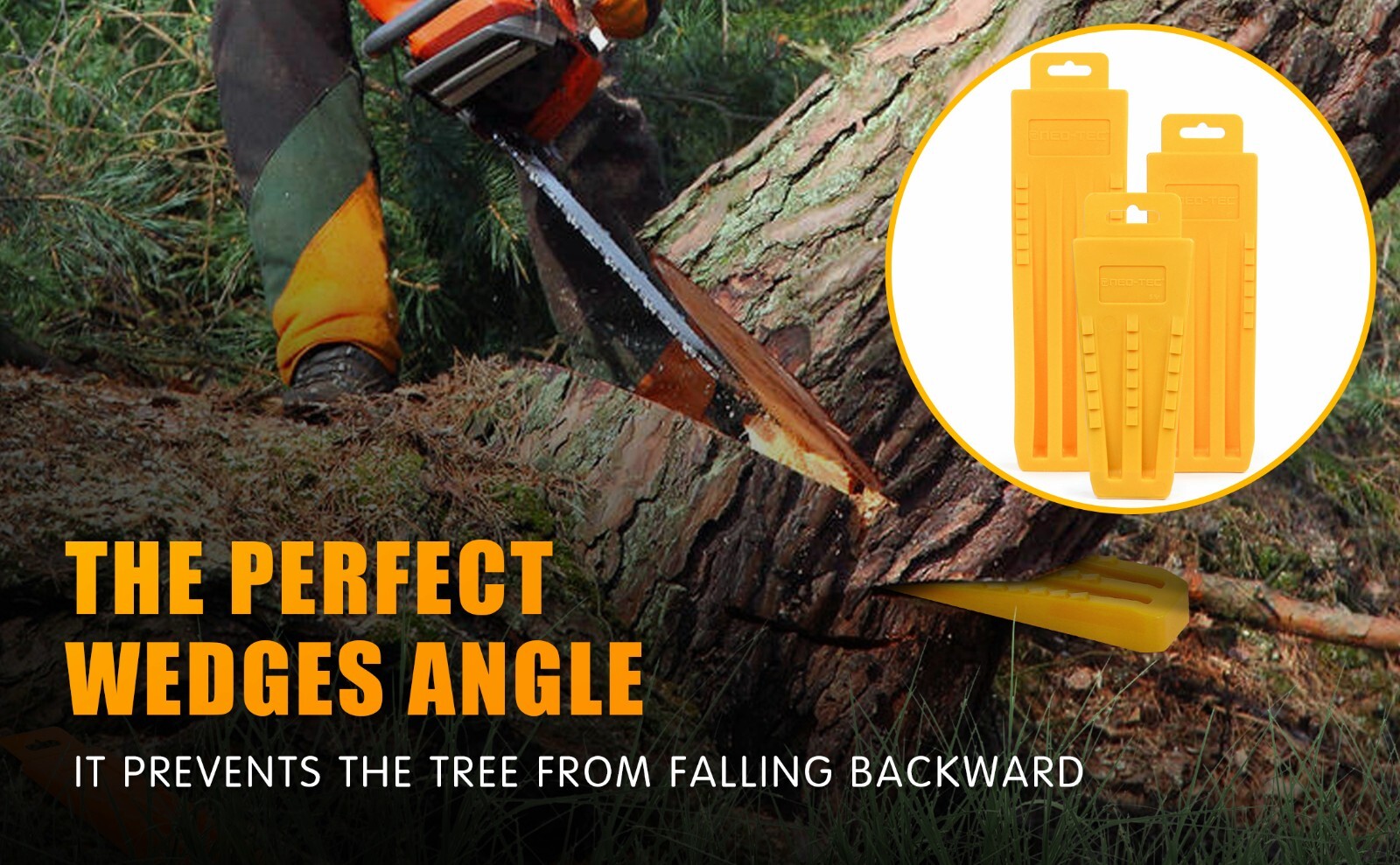 Yellow 6 Pack 5.5'' 8'' 10'' logging Felling Bucking Tree Forestry ...