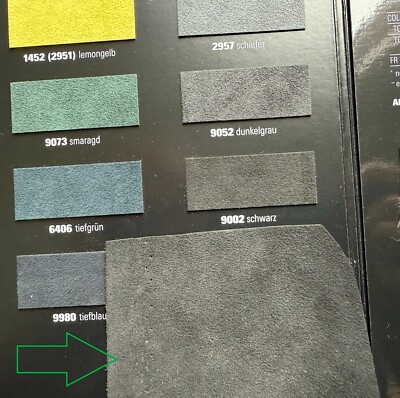 Porsche Race-Tex fabric stoff 992 991 997 RS Turbo lfm linear Alcantara ...