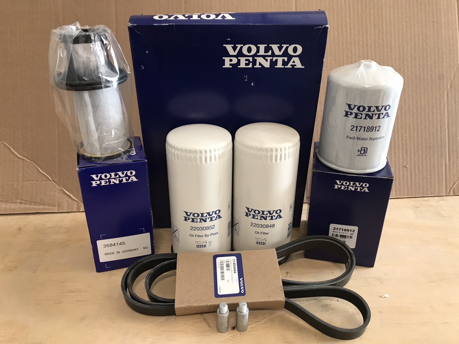 Volvo Penta D4/D6 Annual Service Kit | PMCS Filter And Maintenance ...