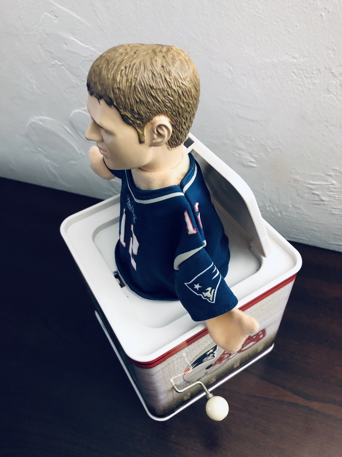 TOM BRADY Patriots 2004 UPPER DECK JOX BOX JACK IN THE BOX NFL Football ...