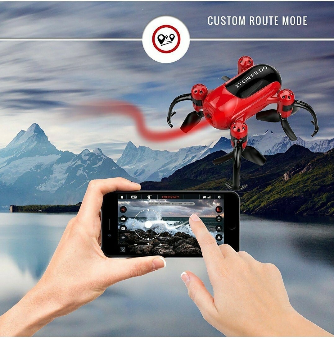 Kolibri Torpedo Mini RC Drone for Kids Beginners, Best Small Drone with ...