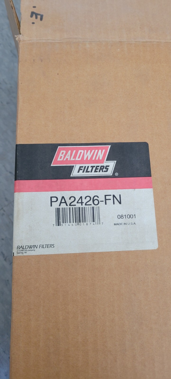 BALDWIN PA2426-FN - Air filter cross reference