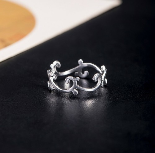 I04 Petite Ring Vine Tendrils Sterling Silver 925 Gr.16, 5 | eBay