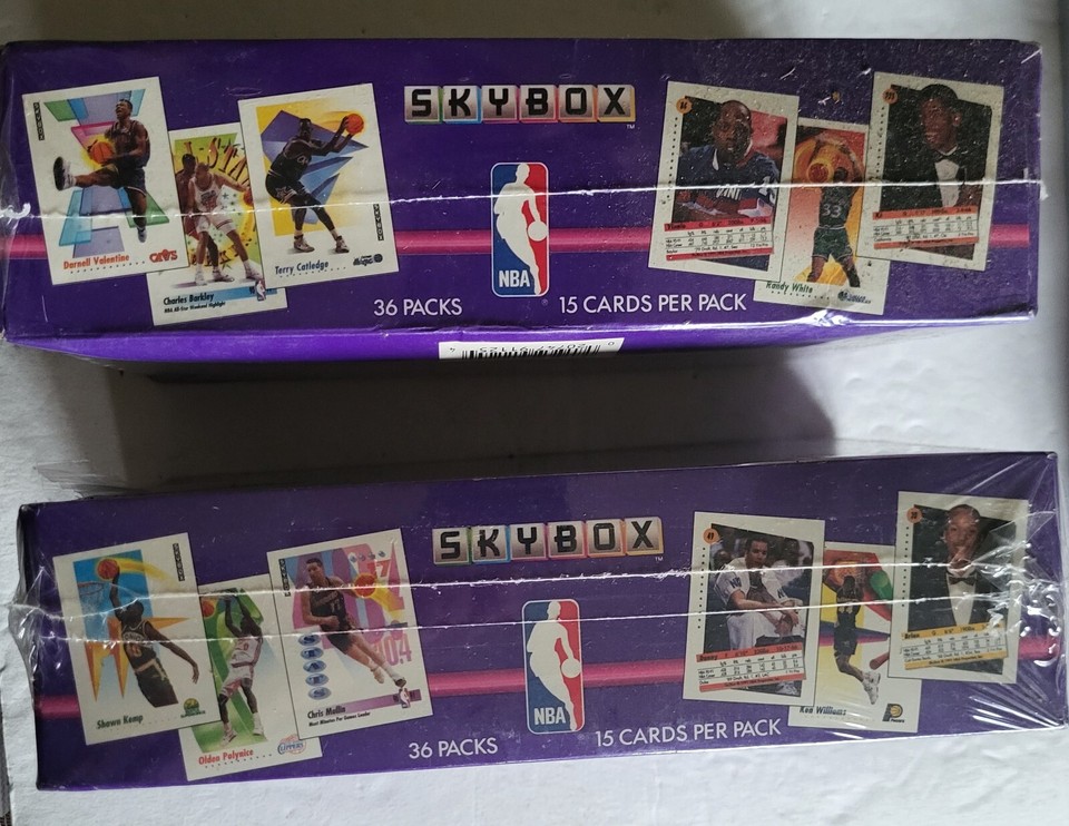 1991-1992 Skybox Basketball Series 1 Lot Of (2) Factory Sealed Boxes | eBay