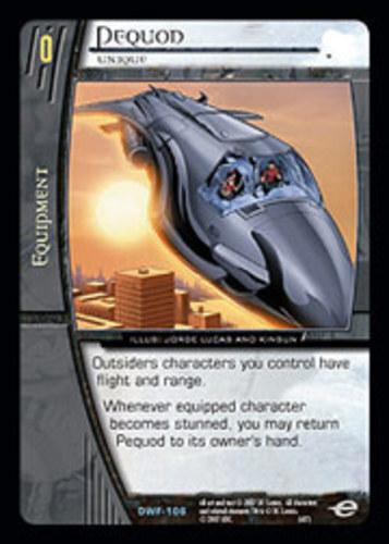 VS System: Pequod, Unique - Foil [Played] DC Worlds Finest TCG CCG ...