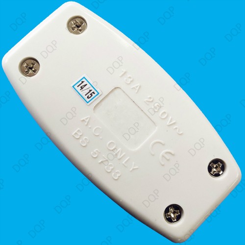 13 Amp Flexible Mains Lead Connector 3 Core Electrical Terminal Cable ...