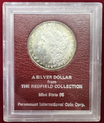 1897 S $1 Morgan Dollar Redfield Hoard Paramount Int Coin Corp. | eBay