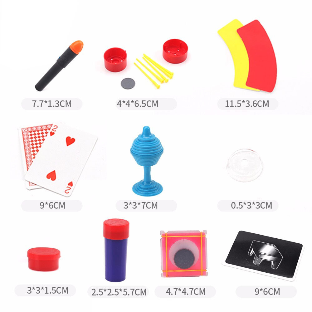 6 Sets Tricks Finger Poker Card Fingers Thumb Magic Props Magic Tricks ...