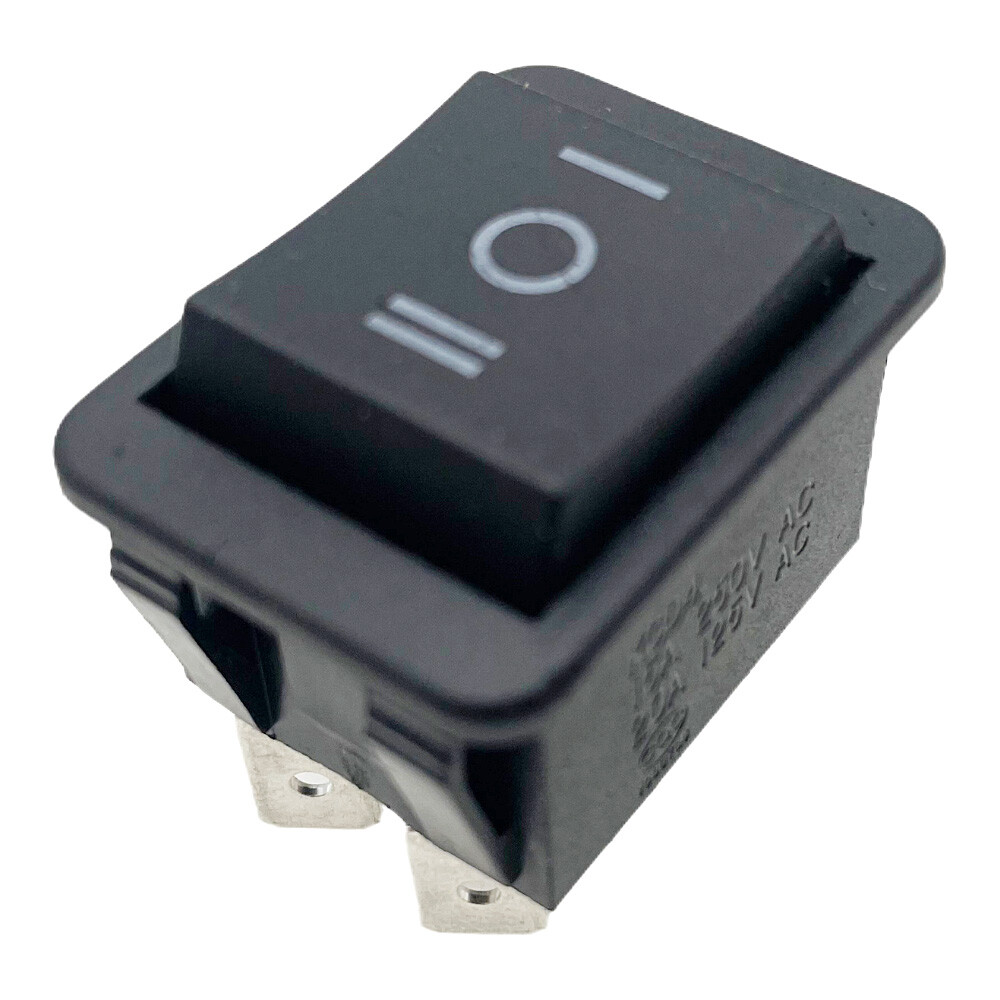 Rocker Switch Black bilateral Reset 16A/250V 10T85 6Pin R Series Light ...