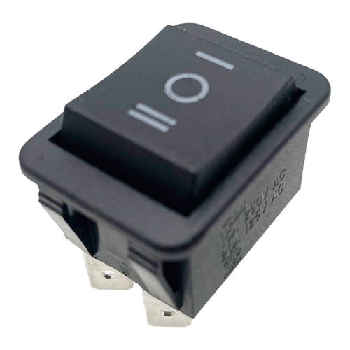 Rocker Switch Black bilateral Reset 16A/250V 10T85 6Pin R Series Light ...