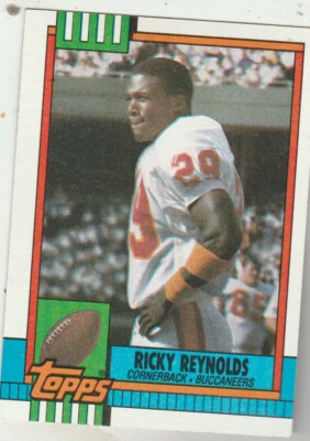 FREE SHIPPING-MINT-1990 Topps #411 Ricky Reynolds Tampa Bay Buccaneers ...