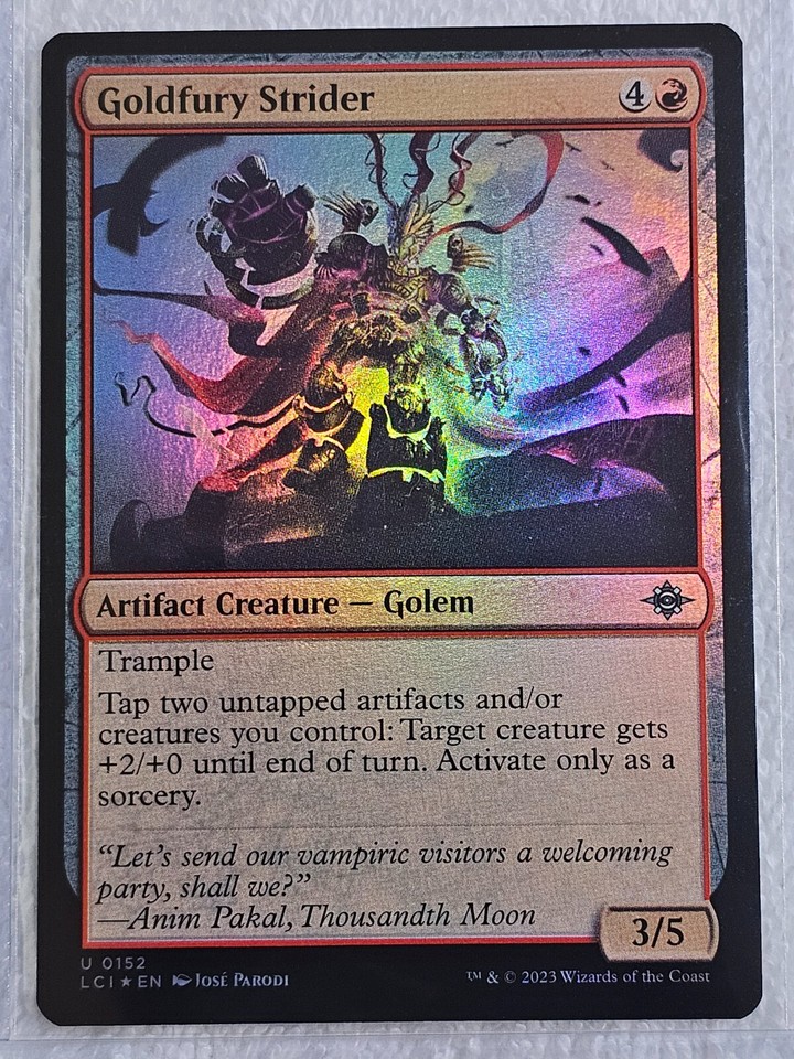 MTG Goldfury Strider FOIL #152 The Lost Caverns of Ixalan Card U NM | eBay