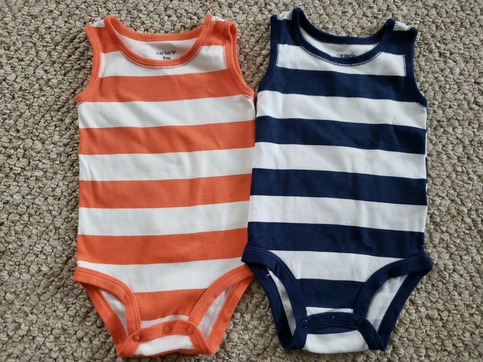 Carter’s Baby Striped Tank Bodysuits Lot Of 2 9 M 6-9 M | eBay