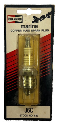 Champion- Marine Spark Plug- OEM# J6C- #823 | eBay