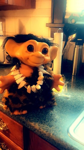 Vintage Dam Things Troll Doll 11" Original Outfit Cheetah Caveman | eBay