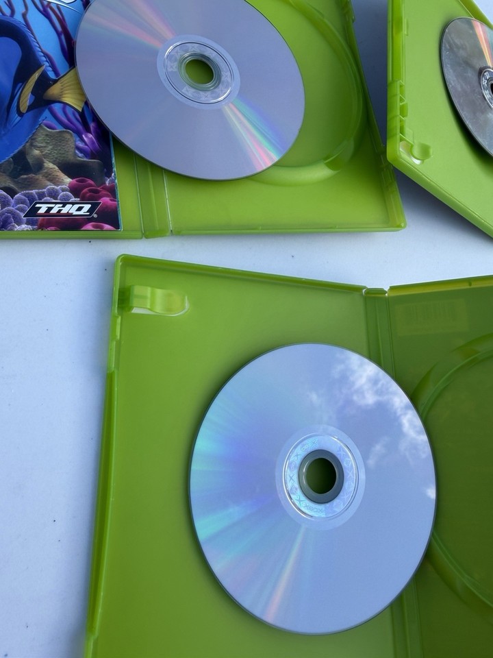 Original Xbox Games Lot Of 3 Games Pirates Terminator 3 & Finding Nemo ...