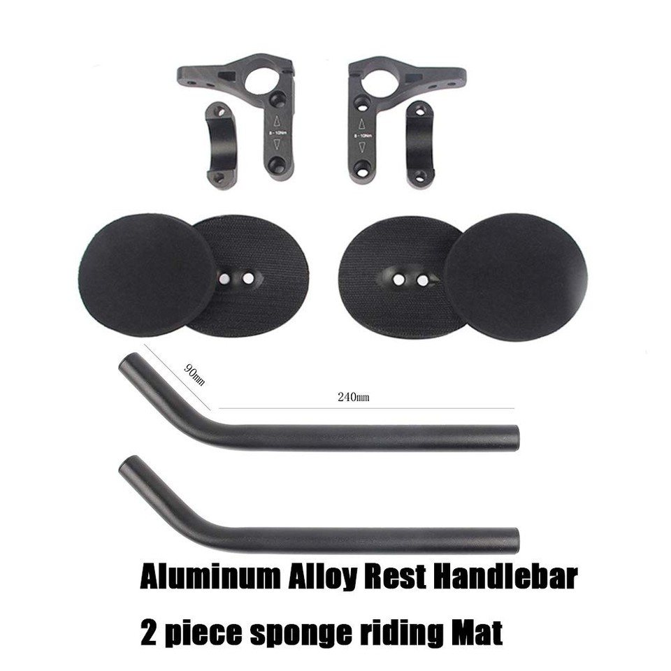 Aero Bars,Bicycle Bike Armrest Handlebars TT Rest Bar Aluminum Alloy ...
