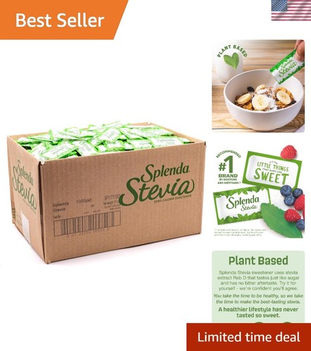 Stevia Zero Calorie Sweetener, Plant Based Sugar Substitute Granulated ...