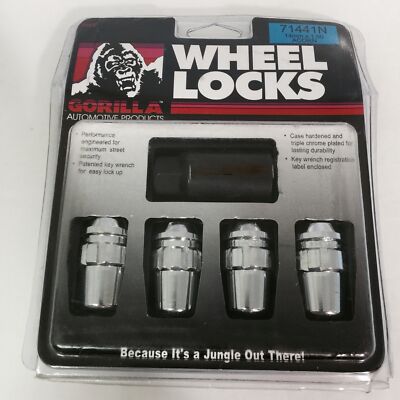 Gorilla Locks Kit 14-1.50 Thread, 3/4" (19mm) Chrome 71441N | eBay