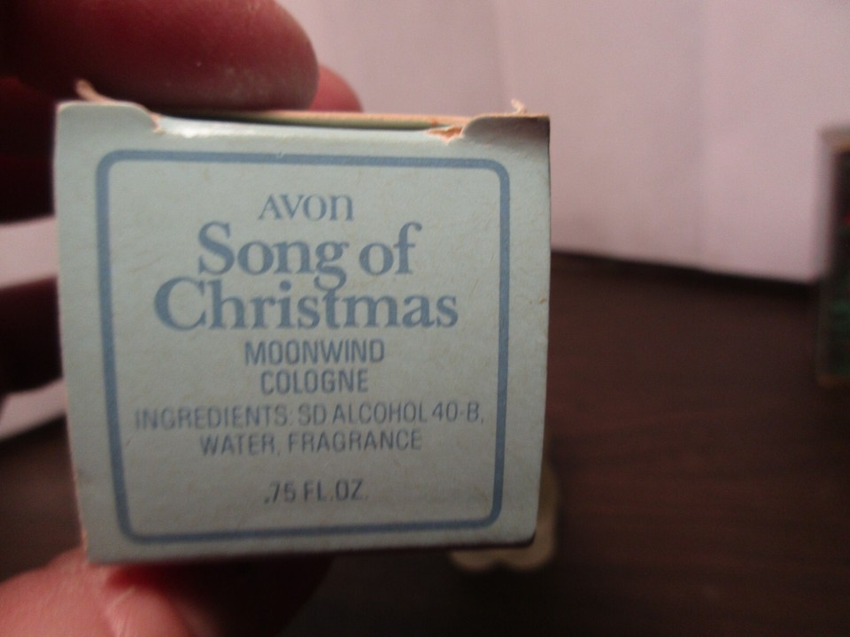 Vintage AVON - Song of Christmas Moonwind Cologne - .75 Fl. Oz ...