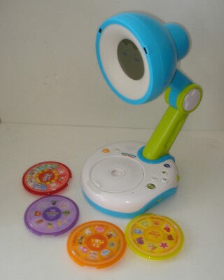 Vtech Toy Storytime with Sunny Talking Lamp Stories Games Night Light ...