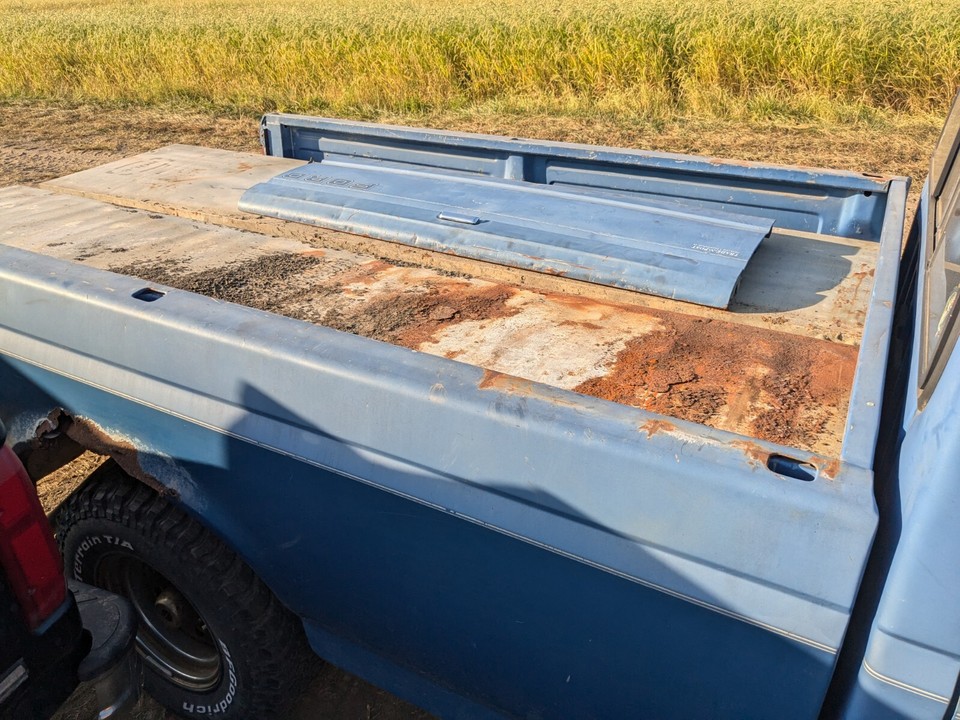 1987-1995 Ford F150 F250 F350 Truck Bed 8' Fleetside Dual Tanks Blue | eBay