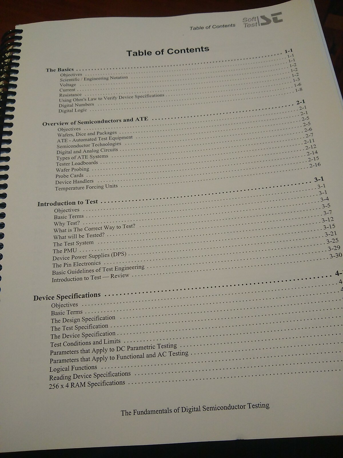 fundamentals of digital semiconductor testing 3.0, Soft Test Inc ...