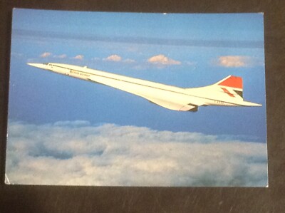 British airways Concorde postcard - G-BOAA in Negus livery printed ...