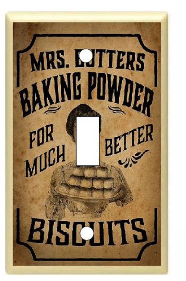 baking biscuits kitchen Decorative Light Switch Cover Vintage Farmstyle ...