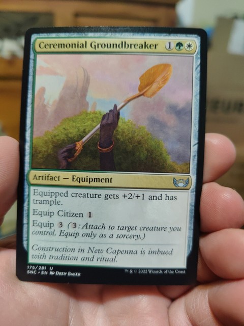 MTG Ceremonial Groundbreaker Streets of New Capenna 175/281 Regular ...