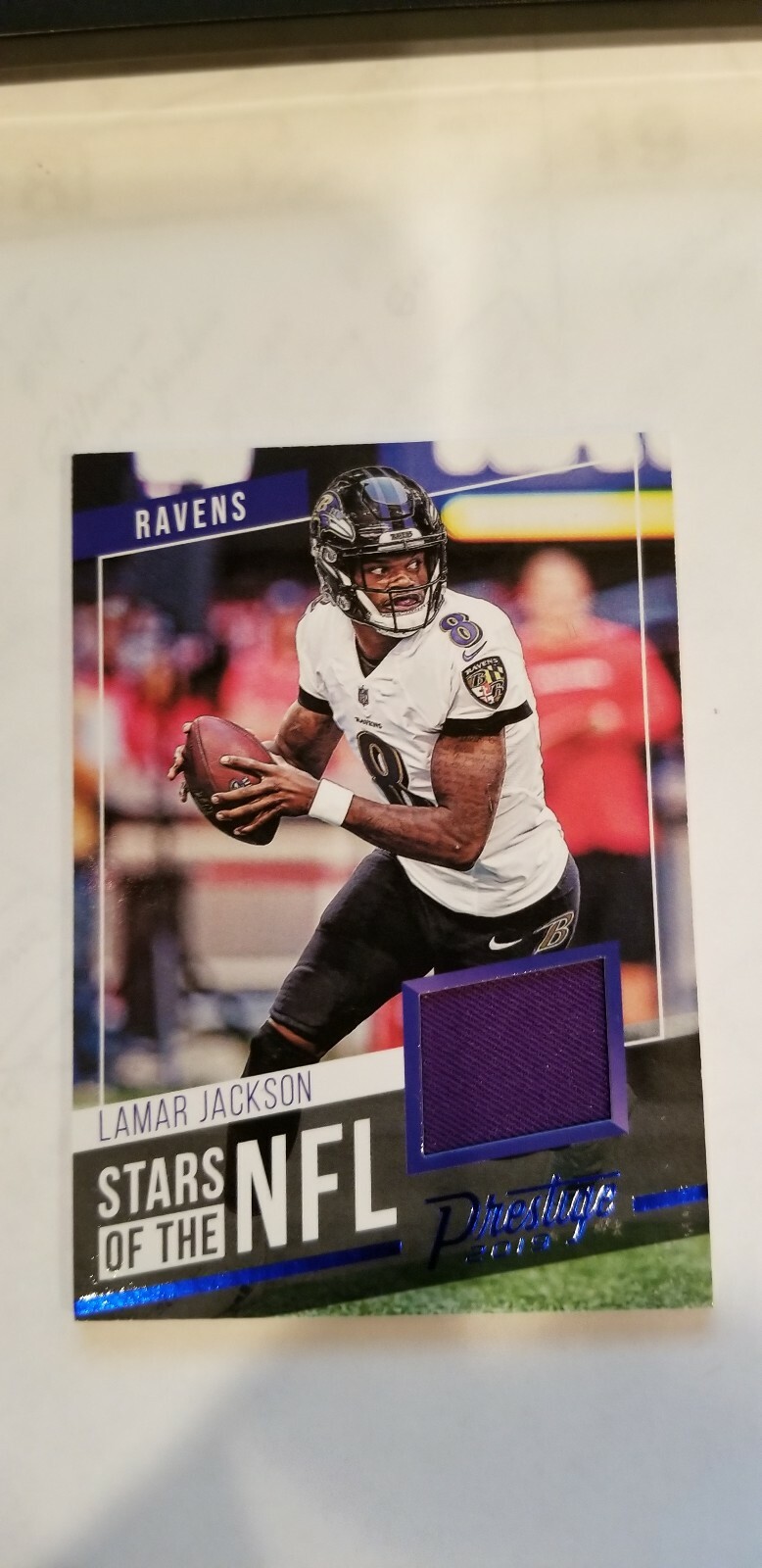 2019 Lamar Jackson Panini Prestige "Stars Of The NFL" Patch Card | eBay