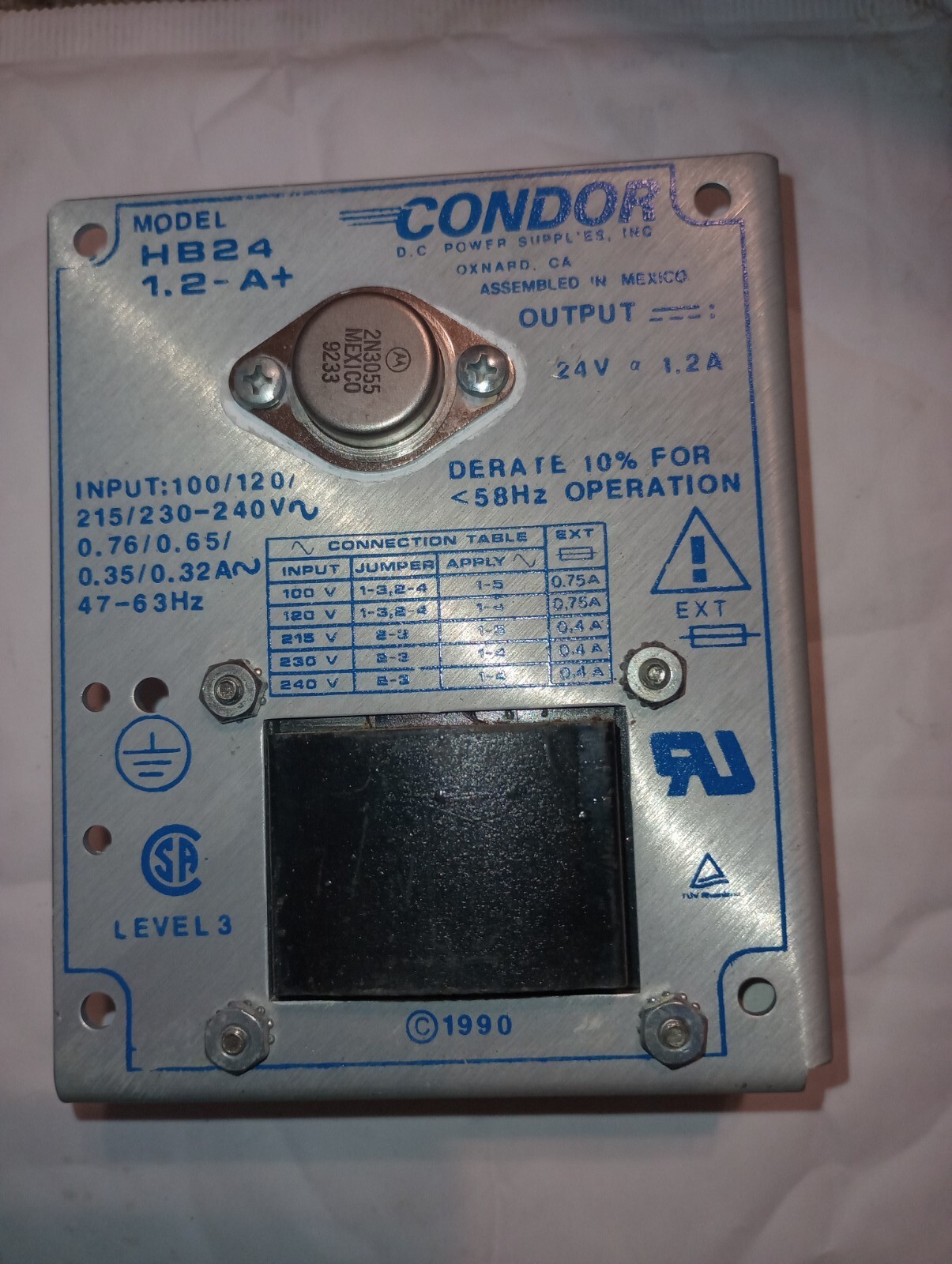 NEW GENUINE CONDOR HB24 1.2 - A+ LINEAR POWER SUPPLY | eBay