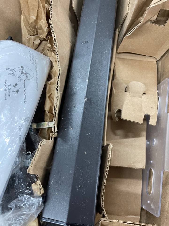 YALE 7100 32 in RIM Exit Device LHR 36 BSP HEX DOGGING 626F SF Lockable ...