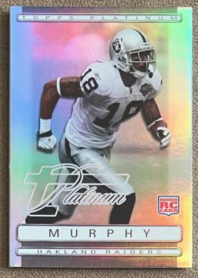 2009 Topps Platinum Rookie Refractors Louis Murphy /1549 Oakland ...