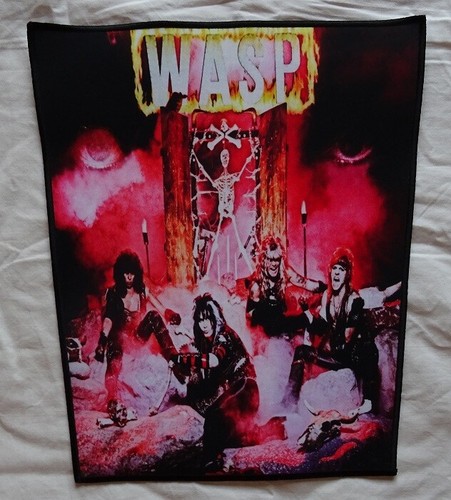 W.A.S.P. BACKPATCH SUBLIMATED BACK PATCH Alice Cooper Ratt Quiet Riot ...