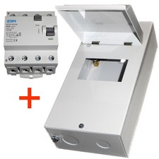 63 Amp 100ma 4 Pole RCD RCCB Circuit Breaker Trip Switch Metal ...