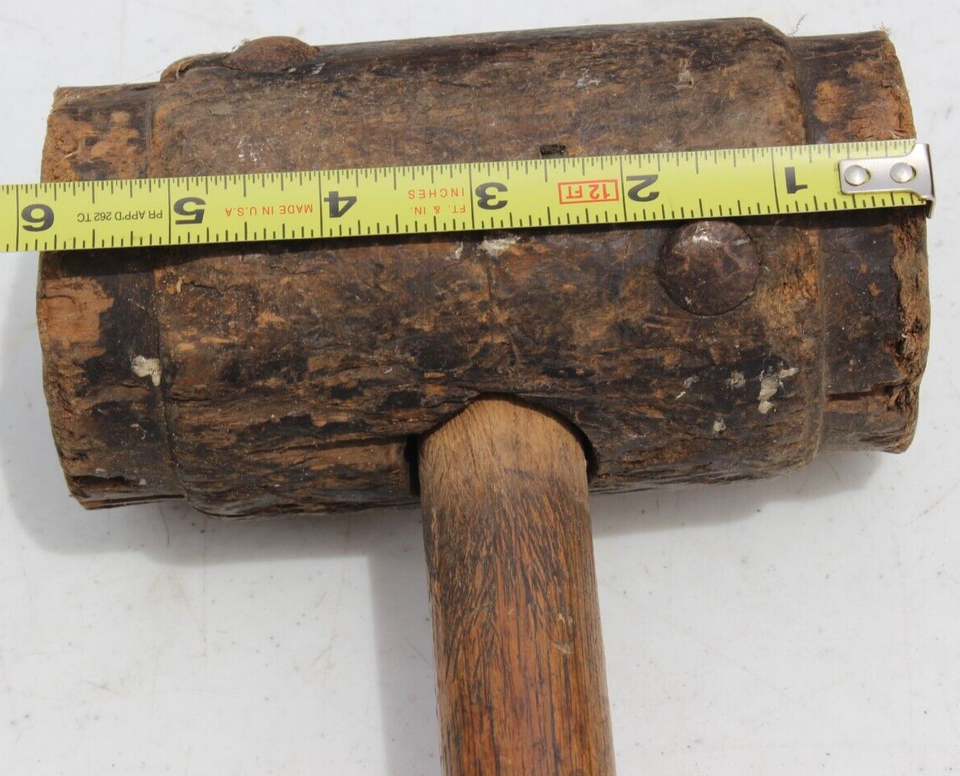 Antique Shipwrights Caulking Hammer Mallet Ship Boat Builder Tool 1800s ...