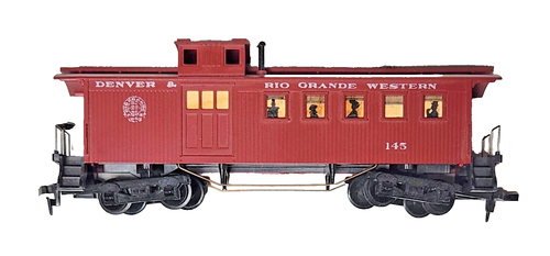 Classic Mantua HO D&RGW Red Old-time Drovers Caboose w/ Box | eBay
