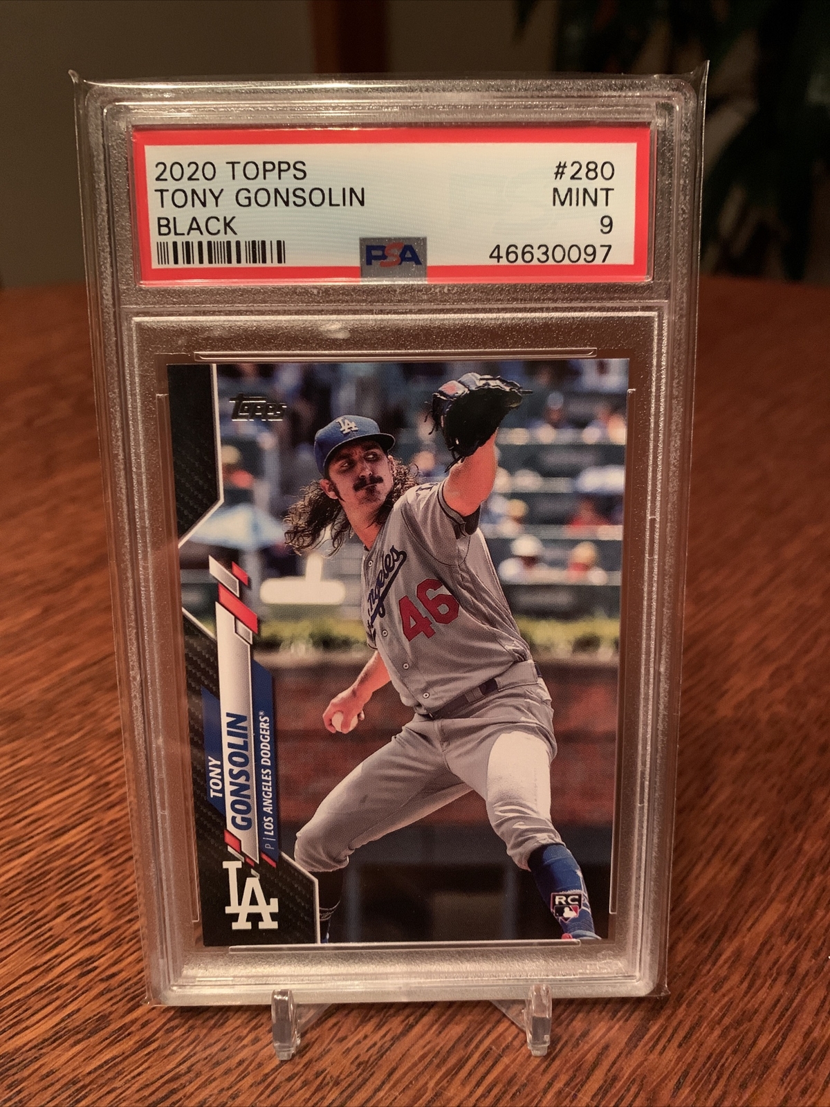 Tony Gonsolin 2020 Topps Black PSA 9 RC rookie /69 Pop 1 Only 2 Higher ...