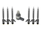 Bosch Set of 6 Common Rail Injectors and Pressure Regulator For ...
