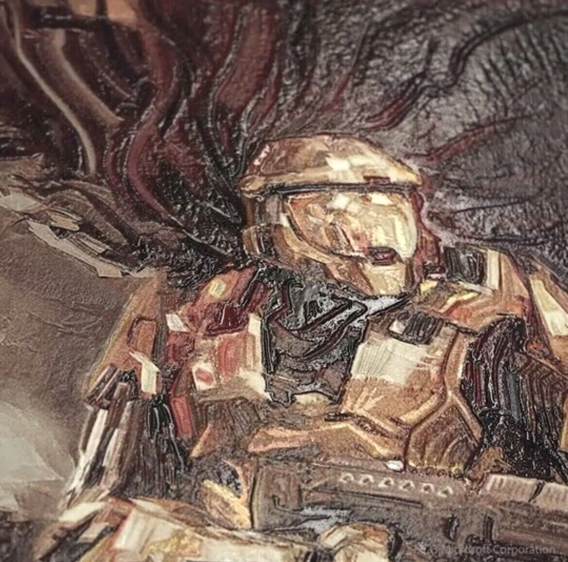 Displate Limited Edition Master Chief - Halo - 700/700 - Sold Out - New ...