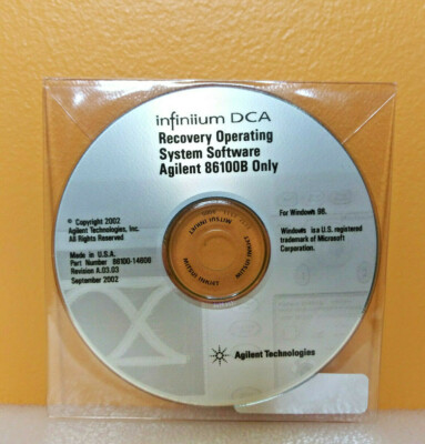 Agilent / Keysight 86100-00036, Disk + License Agreement + Instructions ...