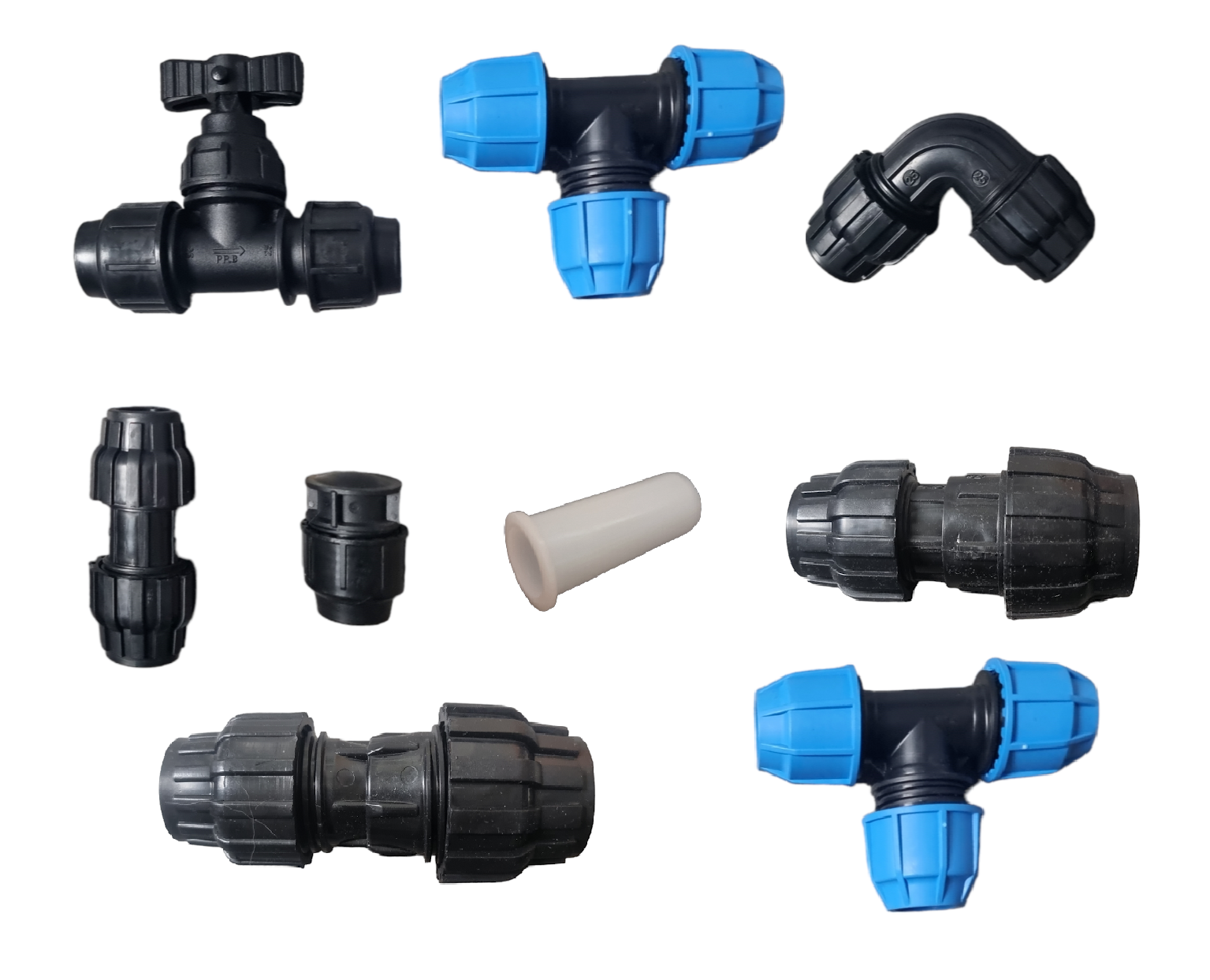MDPE Compression Fittings 20mm & 25mm Irrigation Water Pipe Fitting ...