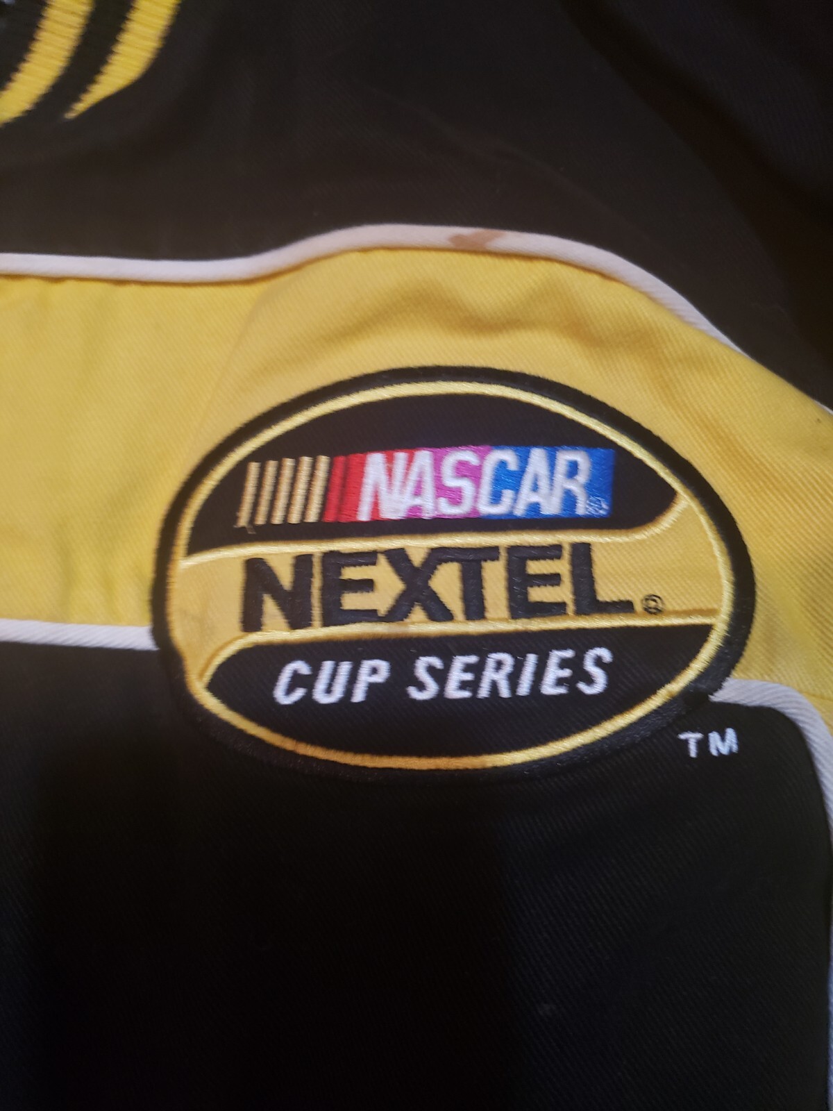 Vintage Nascar Nextel Cup Series Racing Champions Jacket Yellow/Black ...