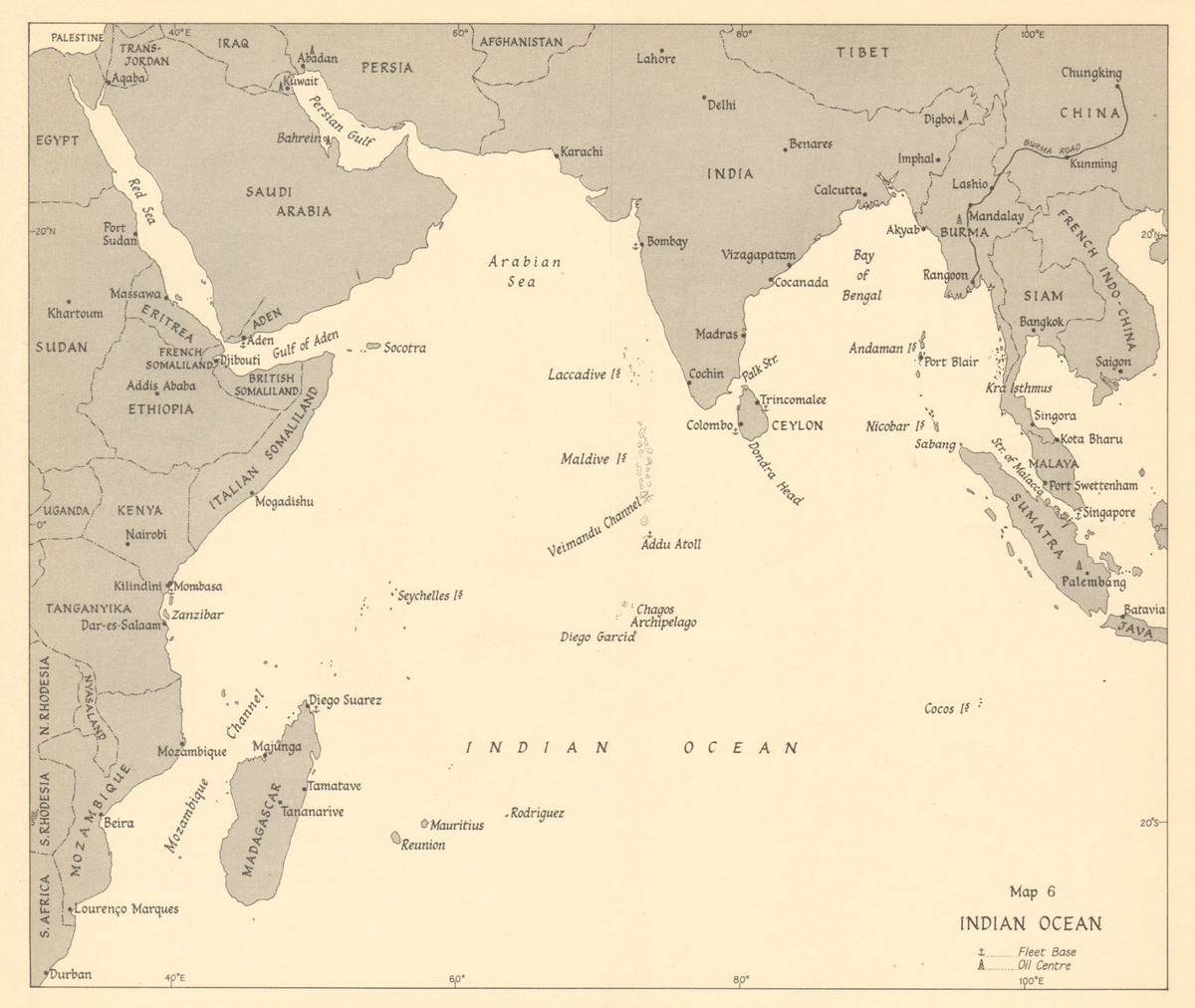 Indian Ocean Interactive Map