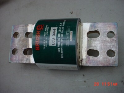Brush LCU 3000 Fast Acting Current Limiting Fuse Class L | eBay