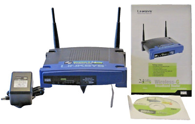 Linksys WRT54G 54 Mbps 4-Port 10/100 Wireless G Broadband Router | eBay